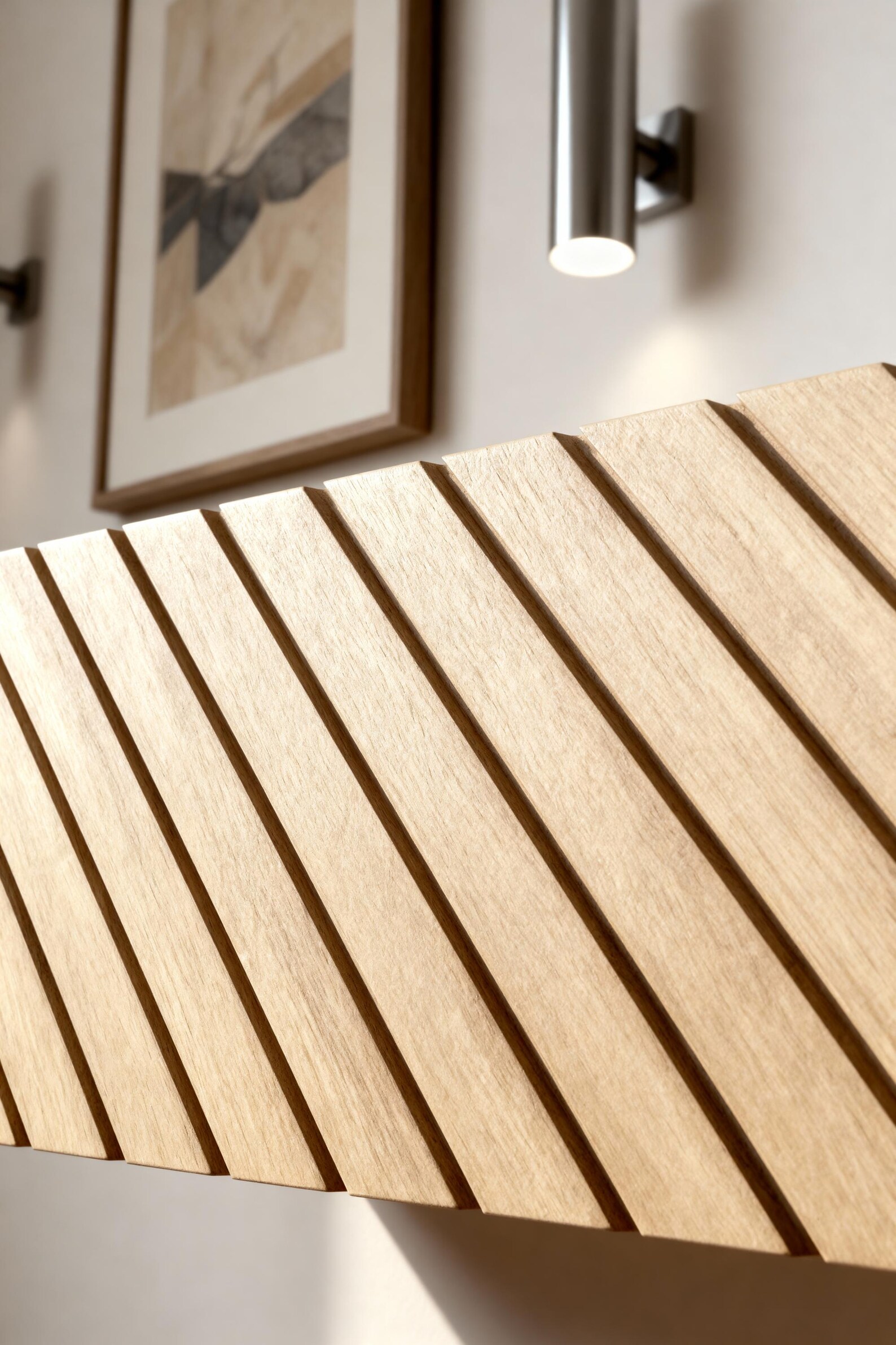 Floating Console Table – Tsu Solid Oak Wood - Etsy