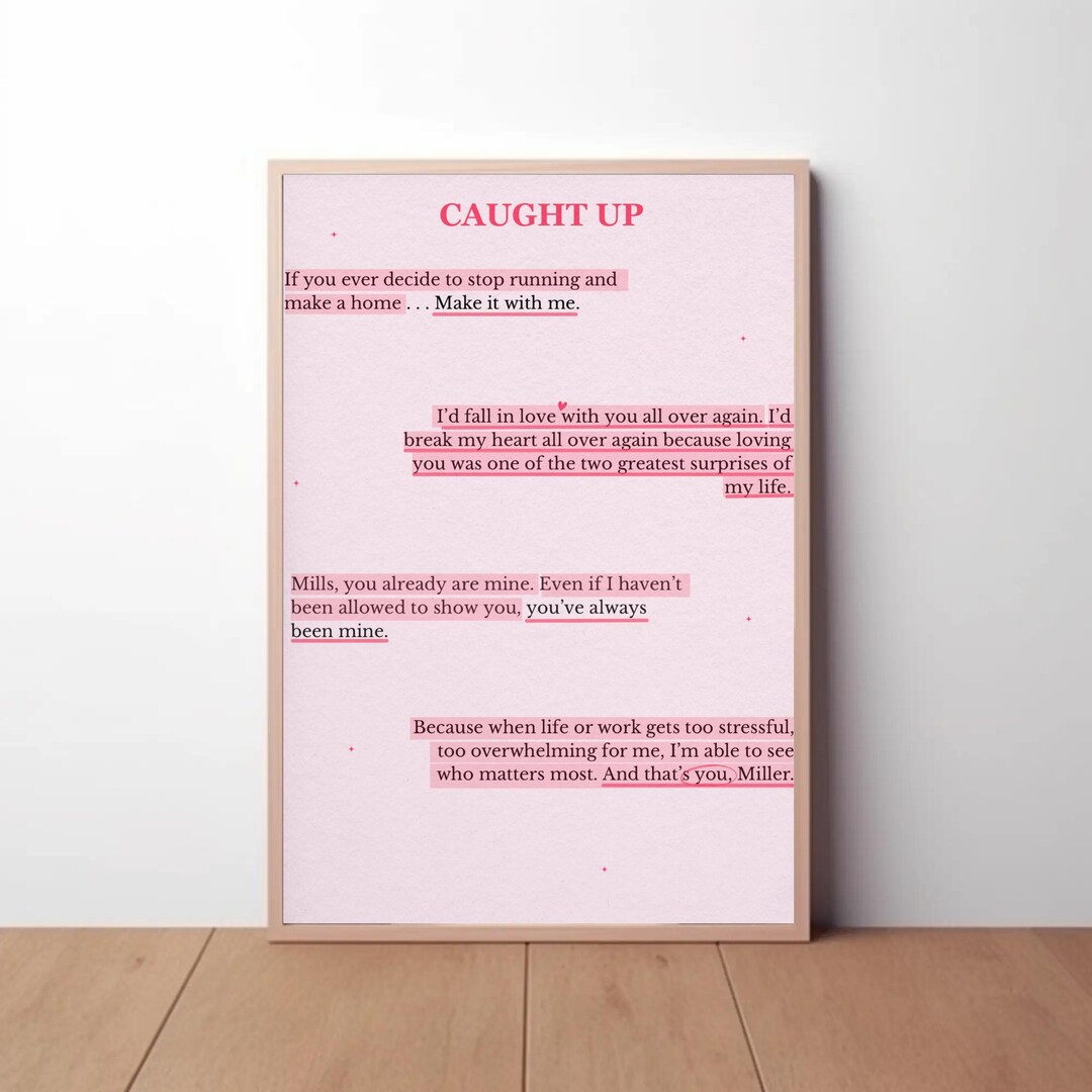 Caught up Liz Tomforde Printable Poster/ Mile High Series Wall Decor ...
