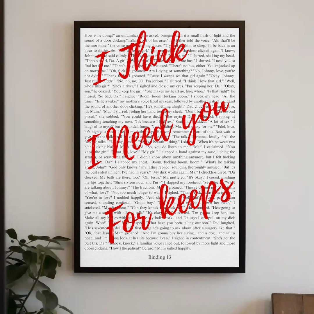 Binding 13 Printable Posters/ Binding 13 Merch / Johnny Kavanagh ...