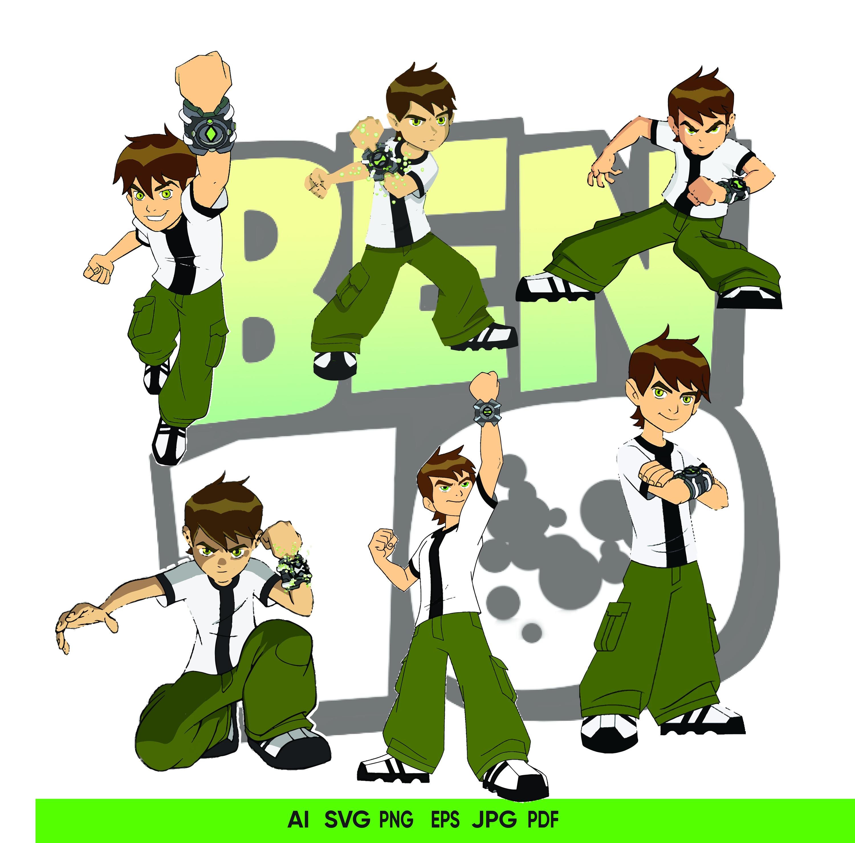 Ben 10 , Alien Force Svg, Ben 10 Bundle Svg, Alien 10 Svg, Superhero ...