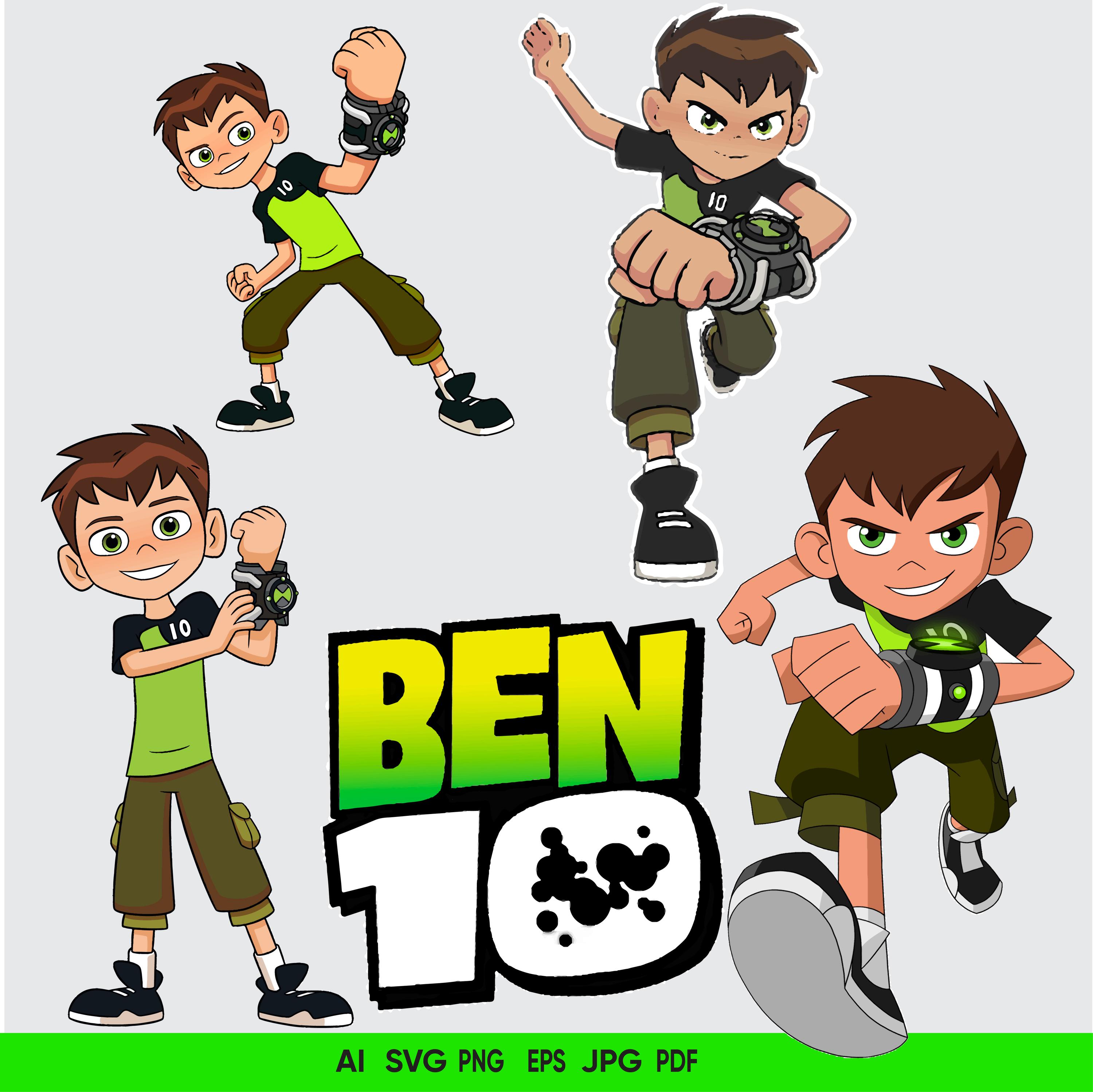 Ben 10 , Alien Force Svg, Ben 10 Bundle Svg, Alien 10 Svg, Superhero ...