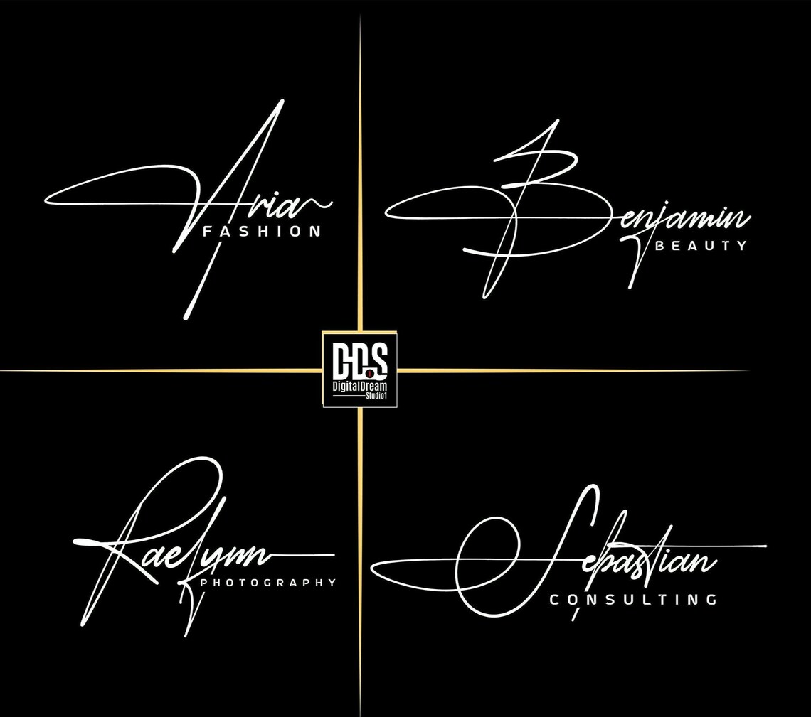 Customised Signature Logo Design, Digital Signature Logo, Handwritten ...