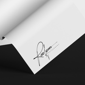 Customised Signature Logo Design, Digital Signature Logo, Handwritten ...