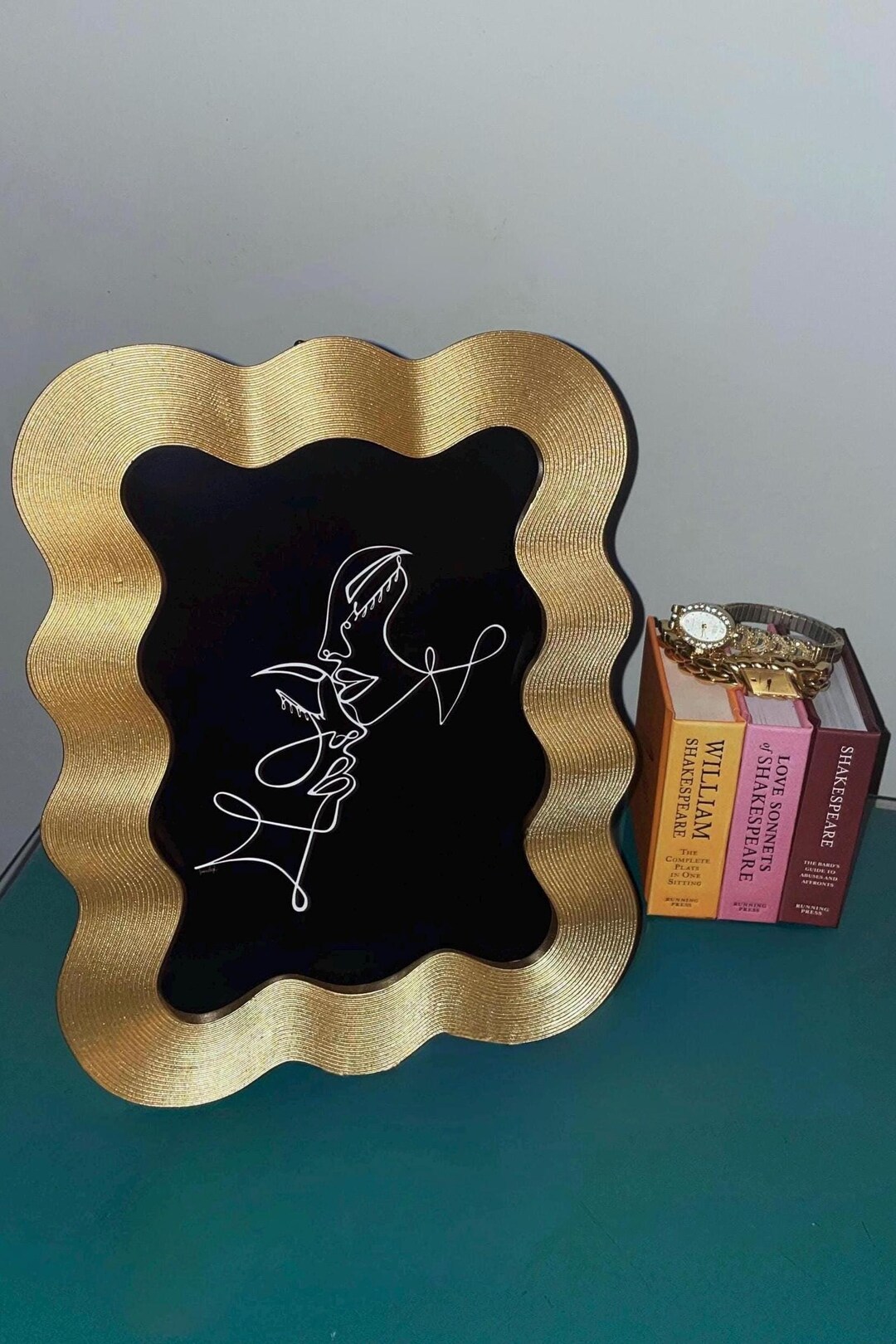 Female Inverted Line Art- Feminine Couple- Couples Art- Abstract Line ...