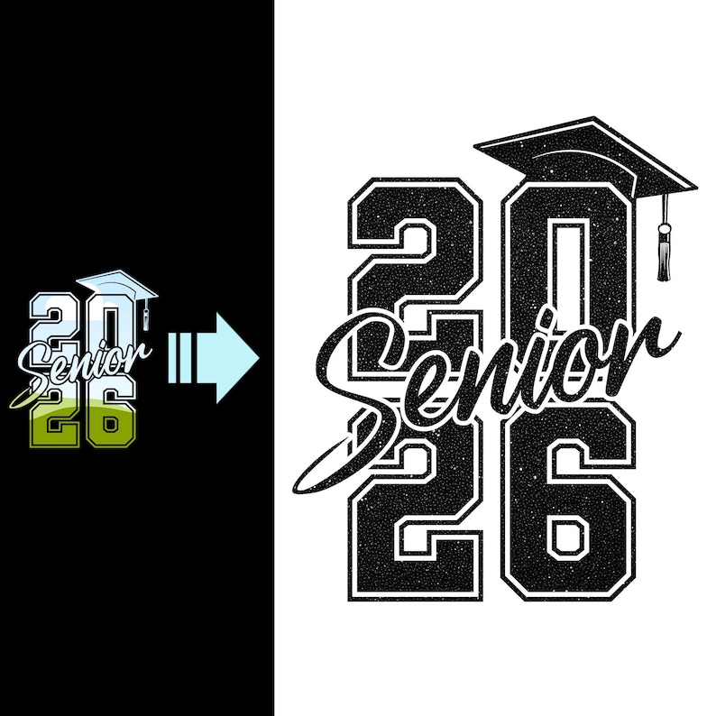 Senior 2026 Canva Frame Template, 2026 Senior Canva Template, Photo ...