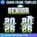 Senior 2026 Photo Frame, Graduation Canva Template (digital Download ...