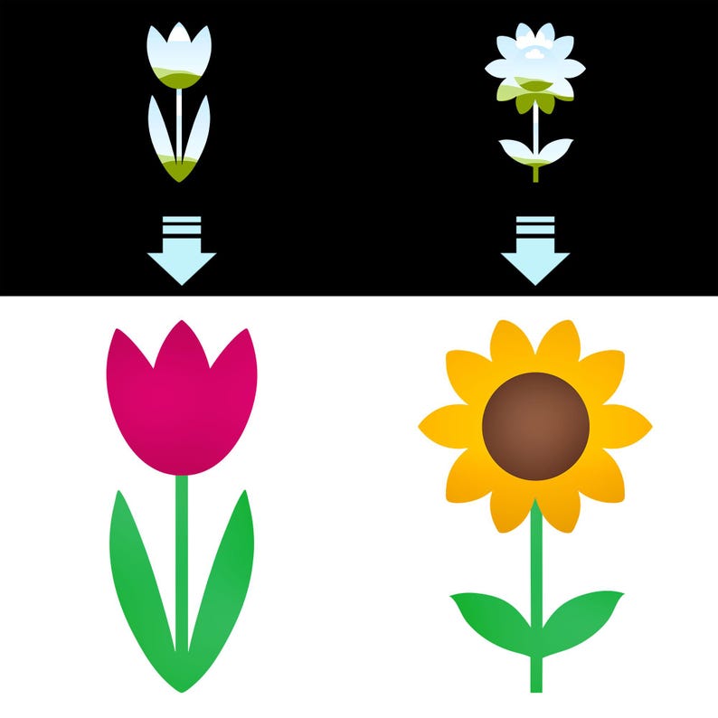 Flower Canva Frames Template, Flower Template Canva, Spring Flowers ...