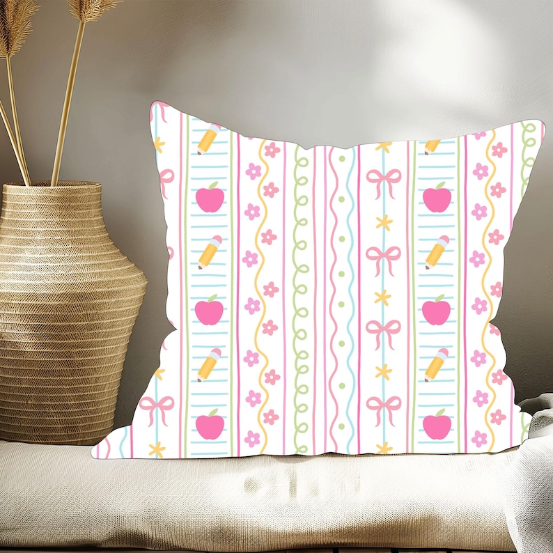 Preppy School Seamless Pattern, Teacher Stripes (digital Download) - Etsy