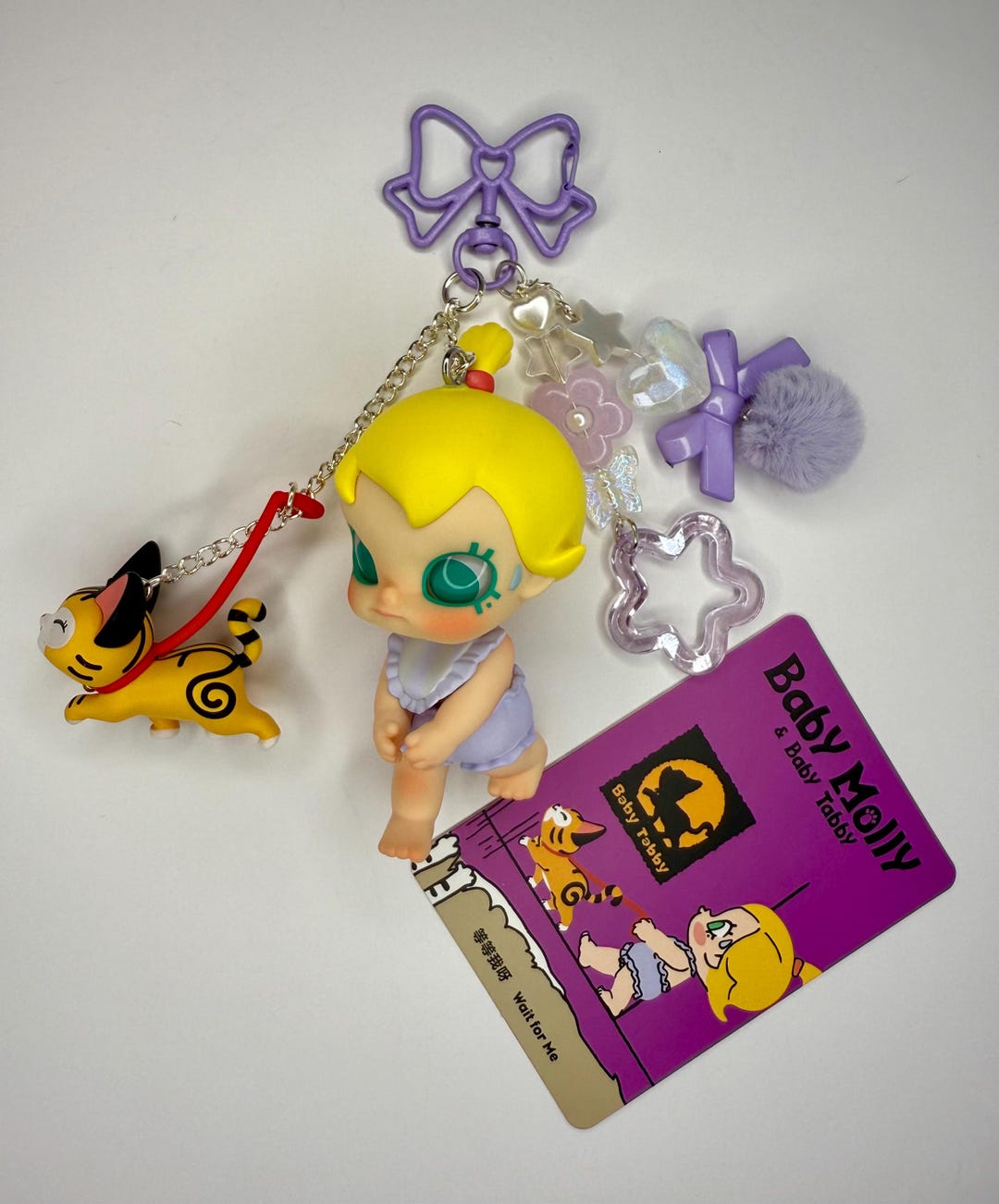 Baby Molly & Tabby Keychain: Kawaii Handmade Bag Charm - Etsy