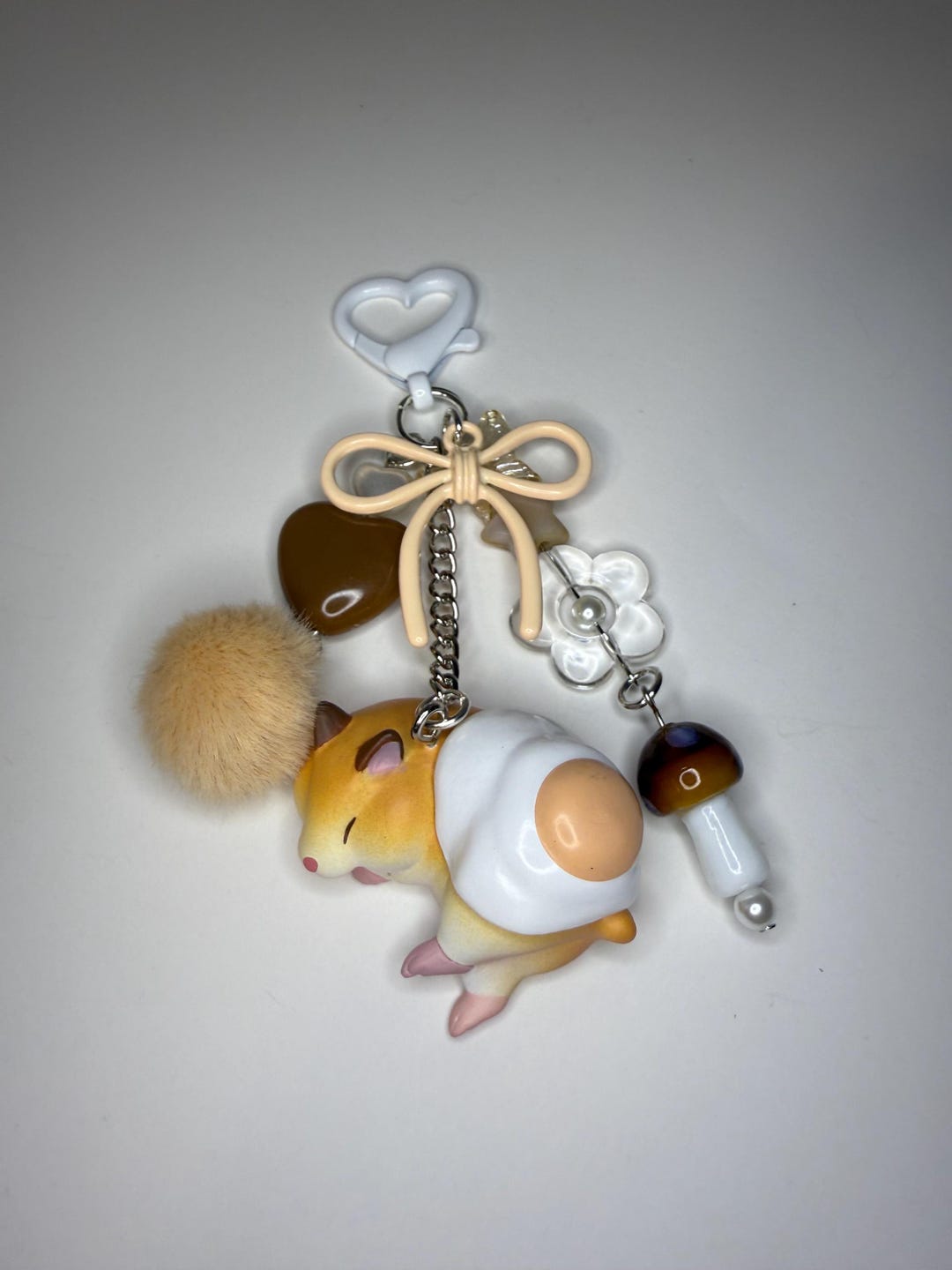 Hamster With Egg - Laying Down - Handmade Y2K Bag Charm Cluster ...