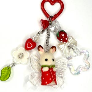 Calico Critters Keychain - Tiny Baby Animals - Handmade Bag Charm ...