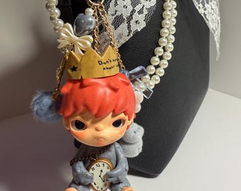 Hirono Keychain With Lip Balm - Bag Charm - Handmade - Popmart ...