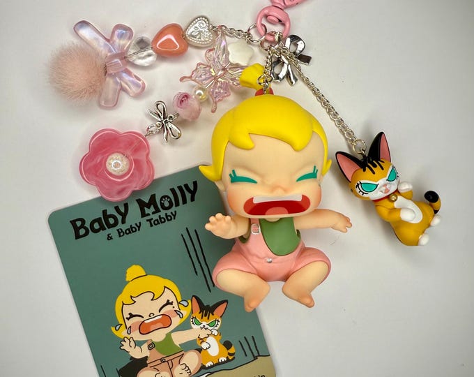 Authentic Popmart Baby Molly & Baby Tabby Series - Marks of Friendship ...