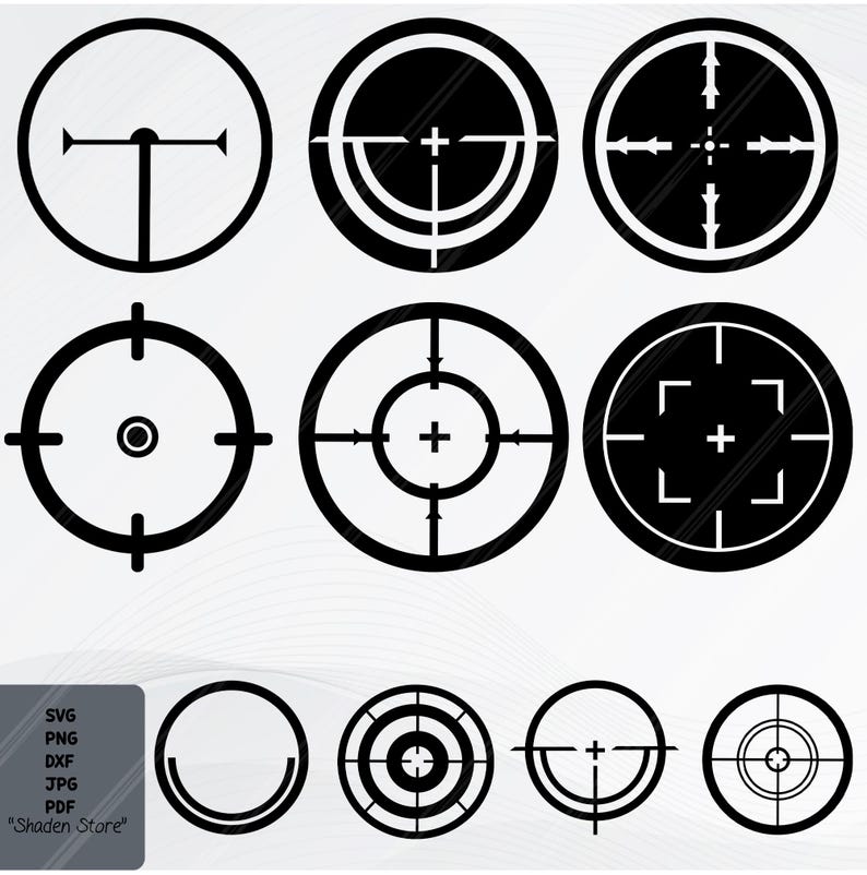 Target Icon Svg, Target SVG, Bullseye SVG, Shooting Target SVG ...