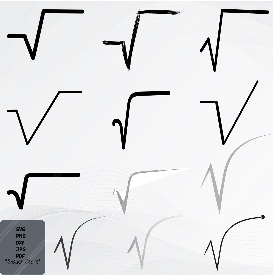 Square Root SVG Bundle, Mathematics Svg, Math SVG, Math Teacher Clipart ...