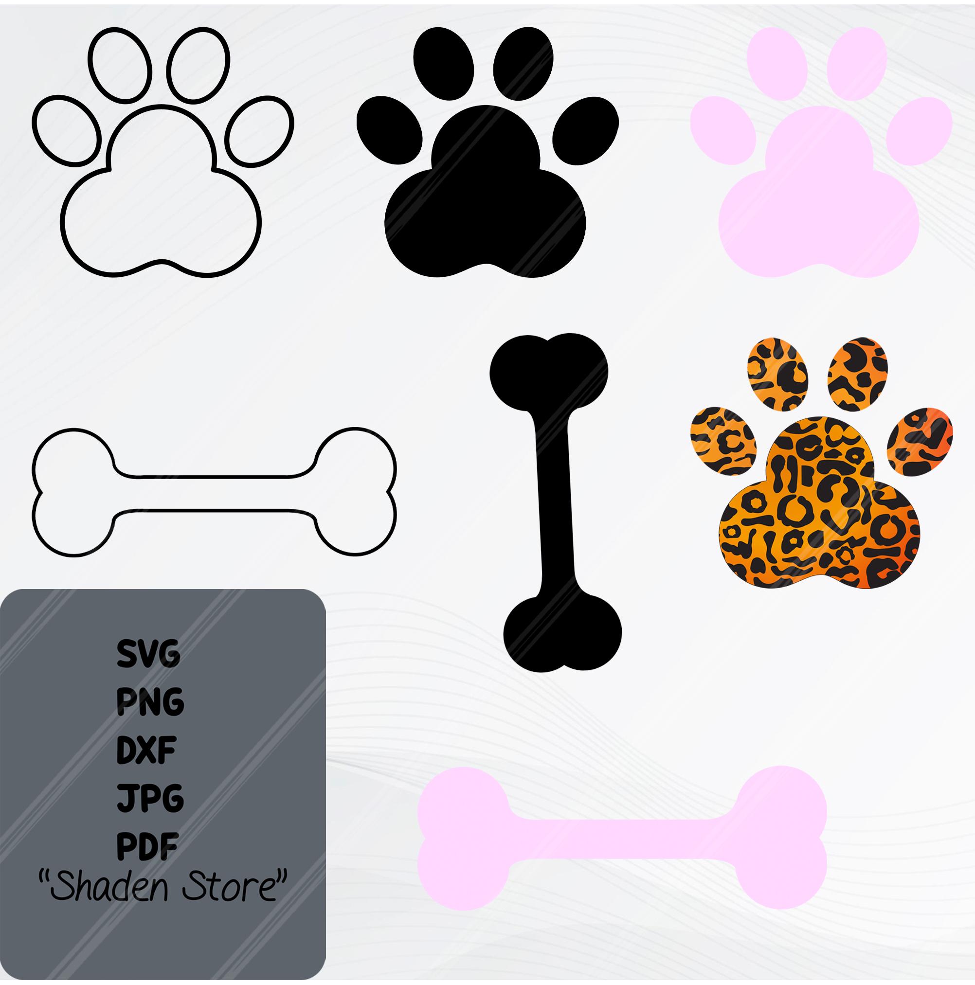 Dog Paw SVG, Dog Paw Silhouette, Dog Paw Transparent, Paw Print Svg ...