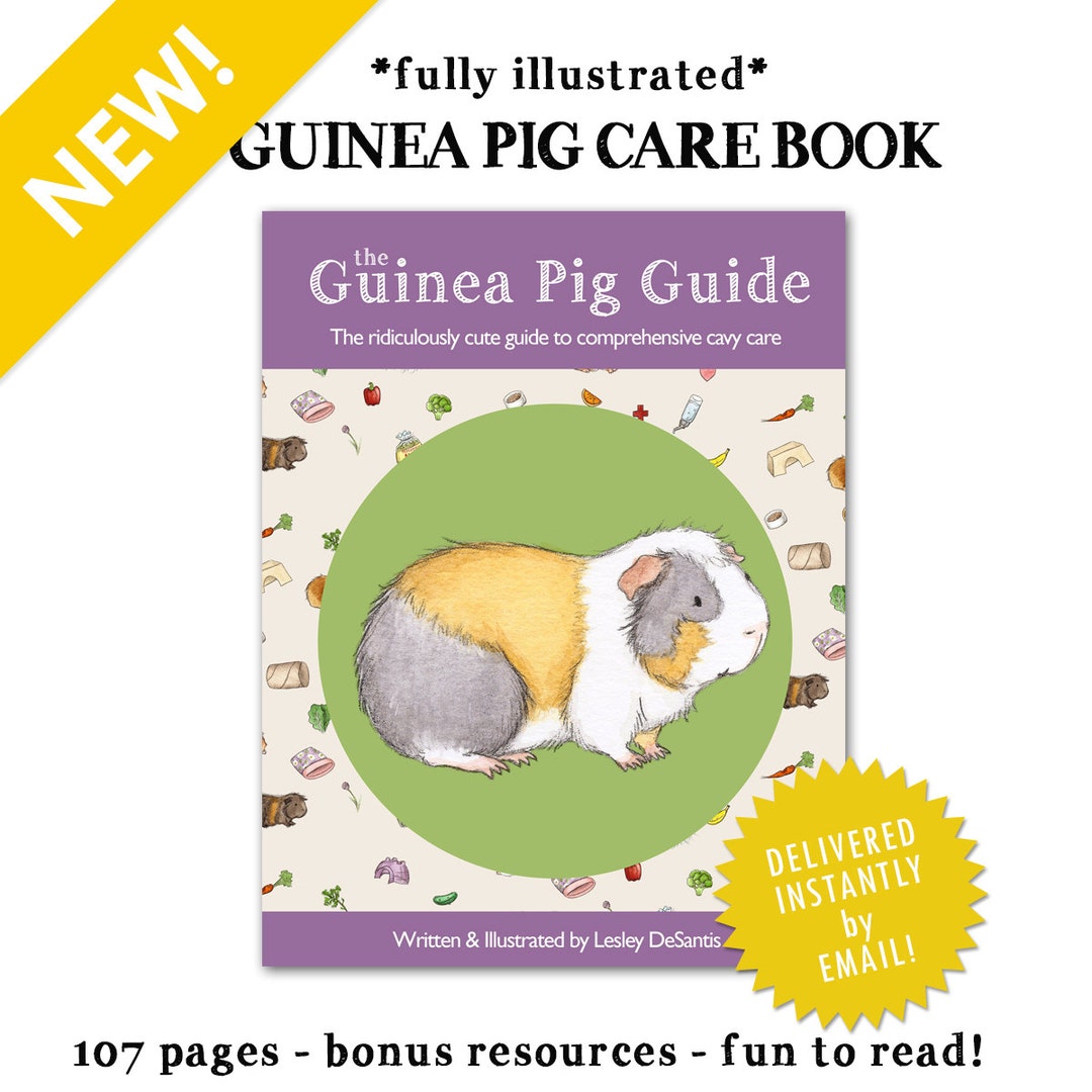 The Guinea Pig Guide - Guinea Pig Care Book - PDF - Over 100 Pages Plus ...