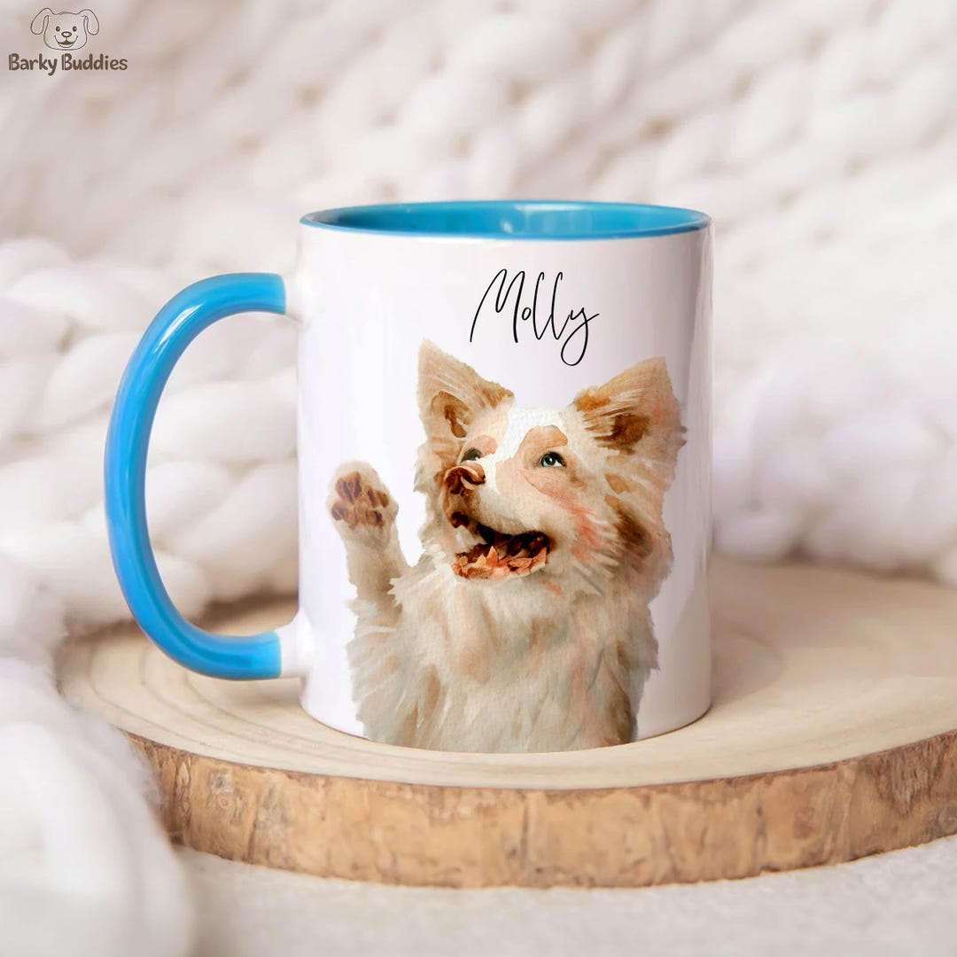 Custom Pet Mug Using Photo, Personalized Dog Name Mug Dog Coffee Cups ...