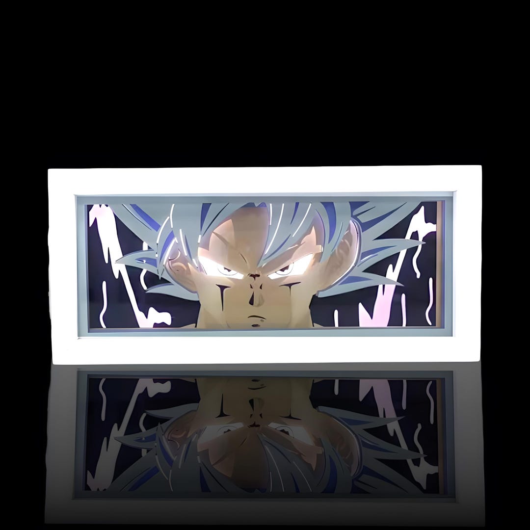 Son Goku LED Shadow Box | Dragon Ball Super Saiyan Lightbox Figure ...