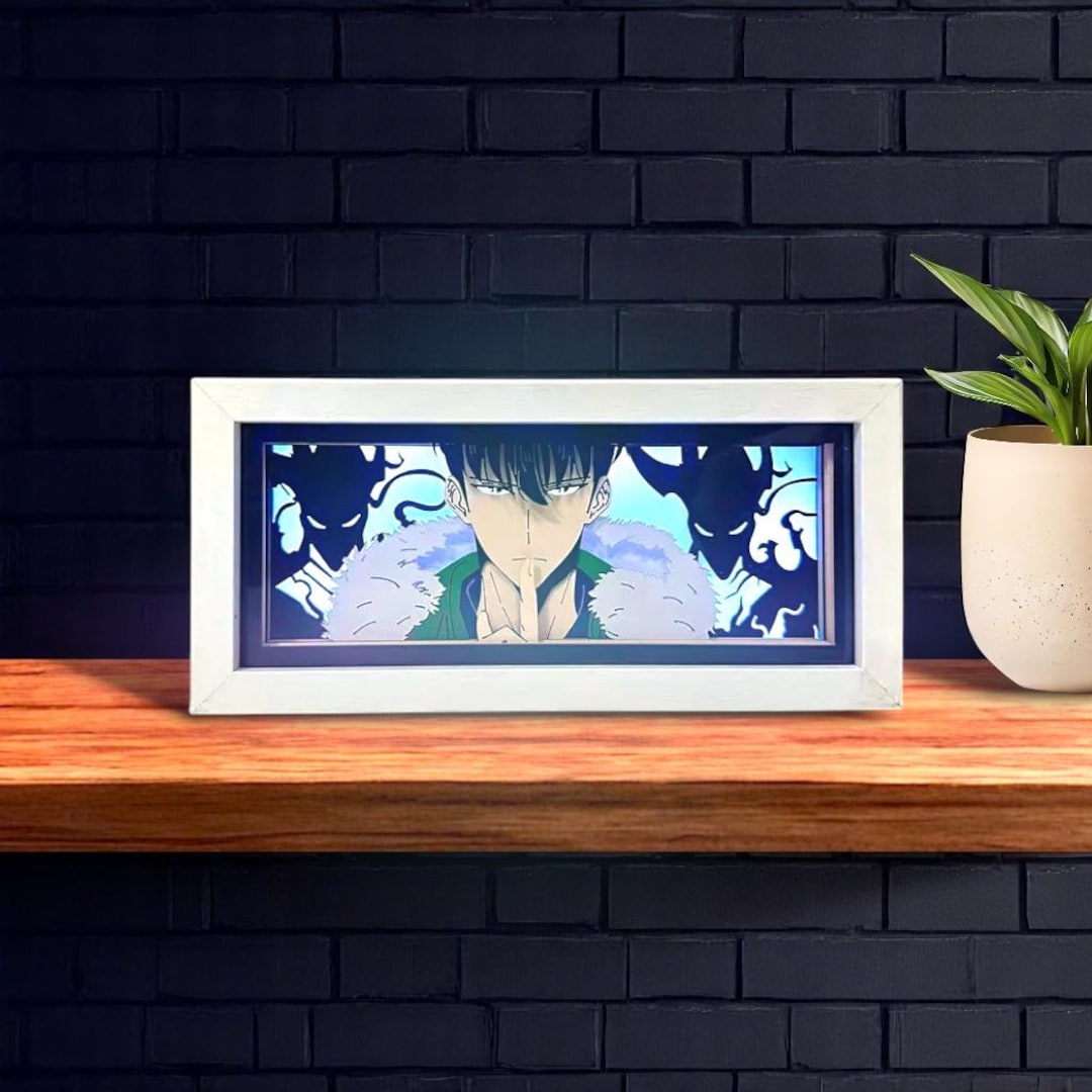 Solo Leveling Sung Jinwoo Anime Light Box Figure | Jin Woo Shadow Box ...