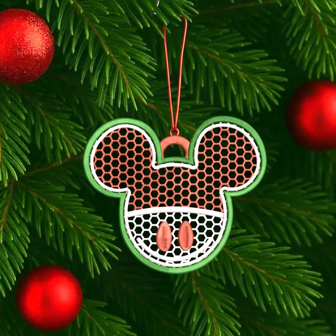 FSL Christmas Mouse Embroidery Designs: Freestanding Lace Earrings ...