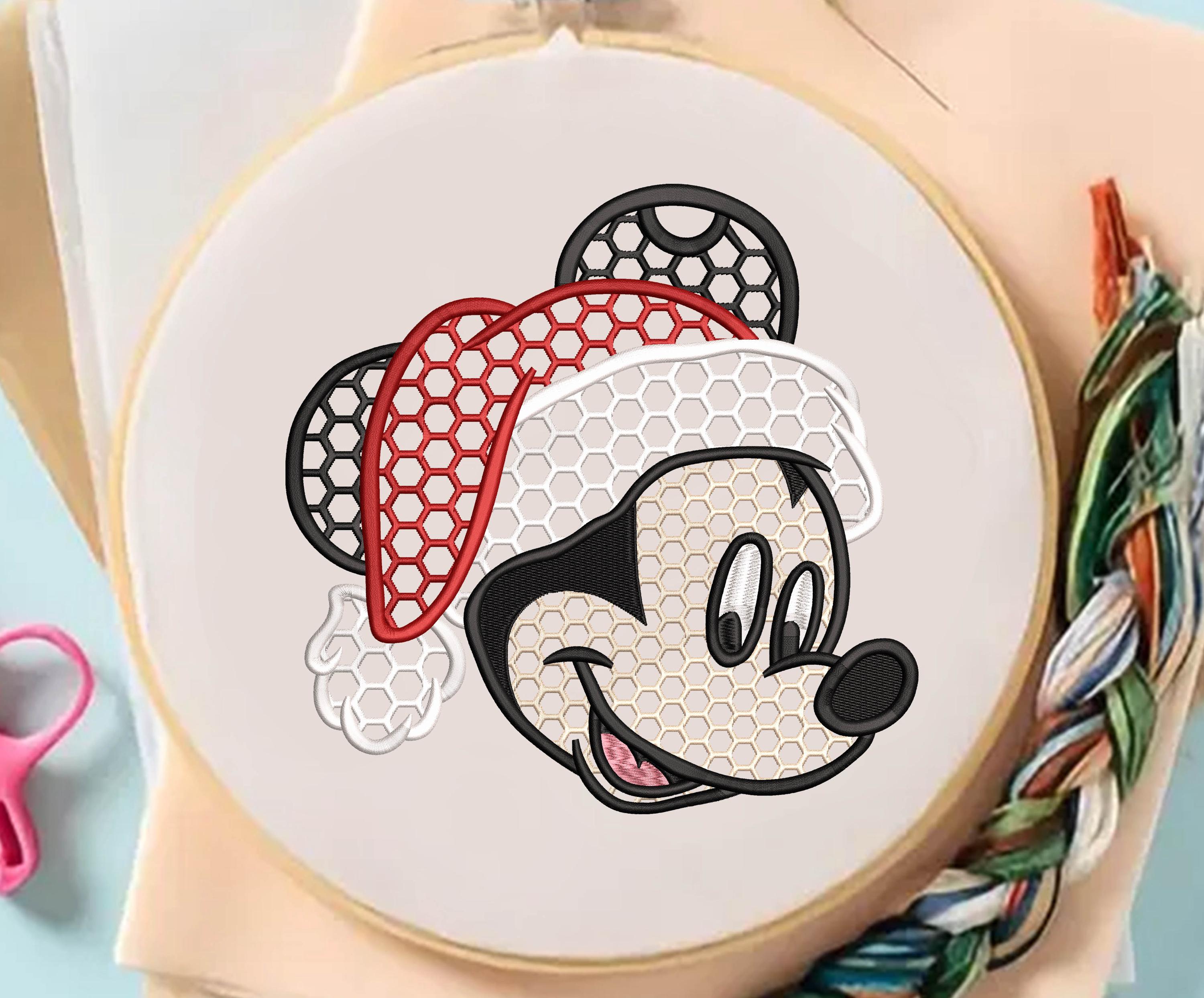 FSL Christmas Mouse Embroidery Design, Freestanding Lace Earring ...