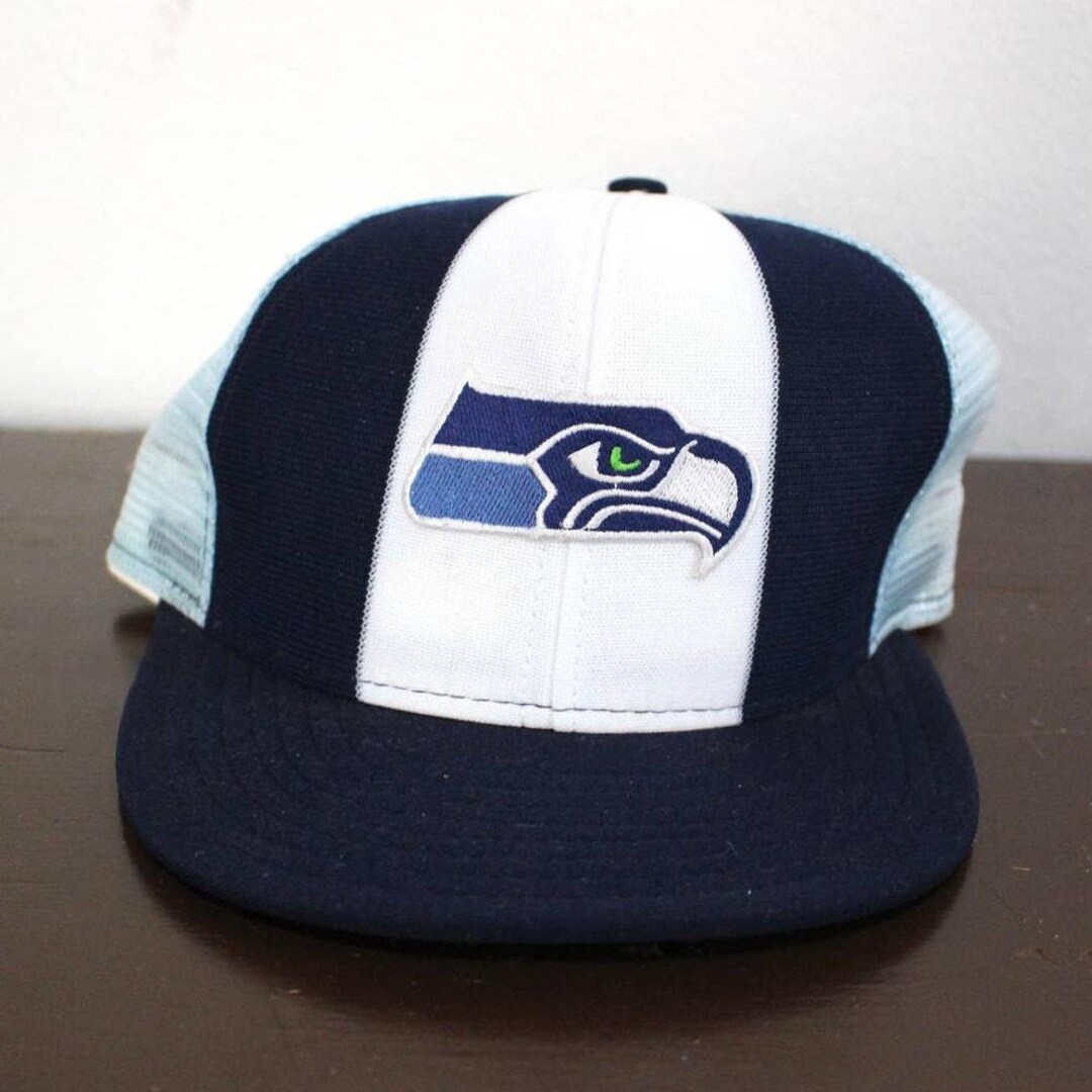 Vintage Seattle Seahawks Football NFL Lucky Stripes Snapback Hat - Etsy