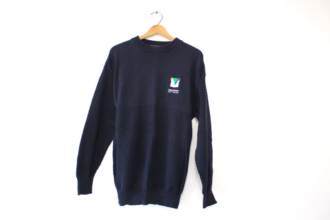 Vintage Montavista Computer Software Sweater Medium - Etsy