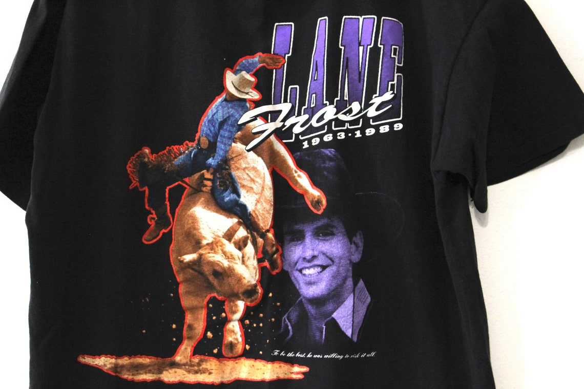 Vintage Lane Frost Memorial 1963-1989 T Shirt XL | Etsy