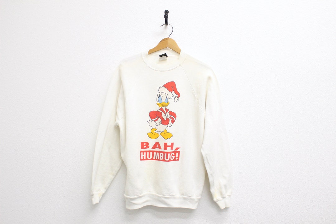 Vintage Walt Disney Donald Duck Bah Humbug Sweatshirt XL - Etsy