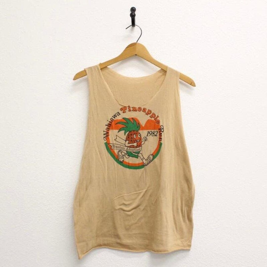 Vintage Wahiawa Oahu Hawaii Pineapple Run 1982 Tank Top Large - Etsy