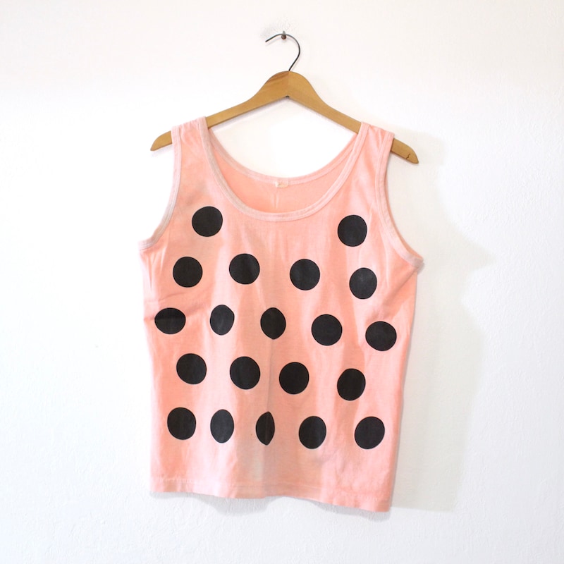 Polka Dot Tank Top - Etsy