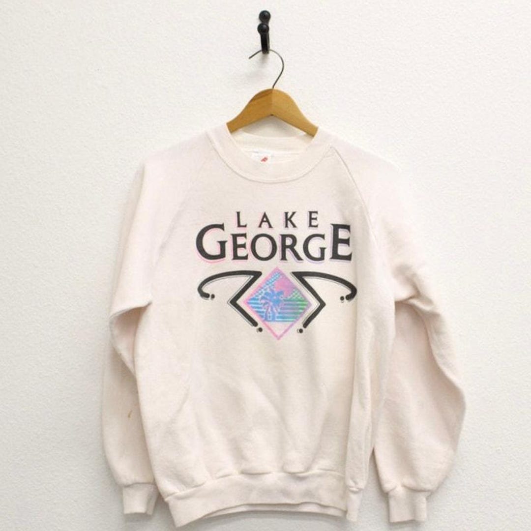 Vintage Lake George New York Sweatshirt Large - Etsy