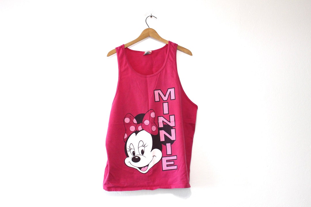 Vintage Walt Disney World Minnie Mouse Tank Top XL - Etsy
