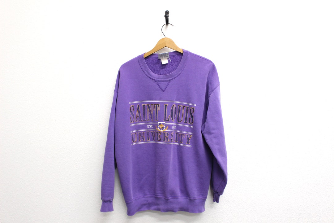 Vintage Saint Louis University SLU Billikens Sweatshirt Large - Etsy
