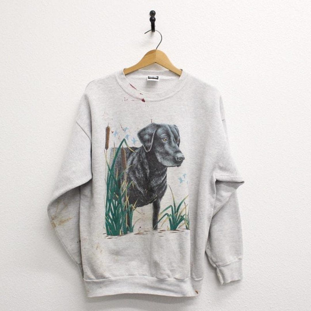 Vintage Black Lab Labrador Retriever Dog Breed Sweatshirt 2X XXL - Etsy