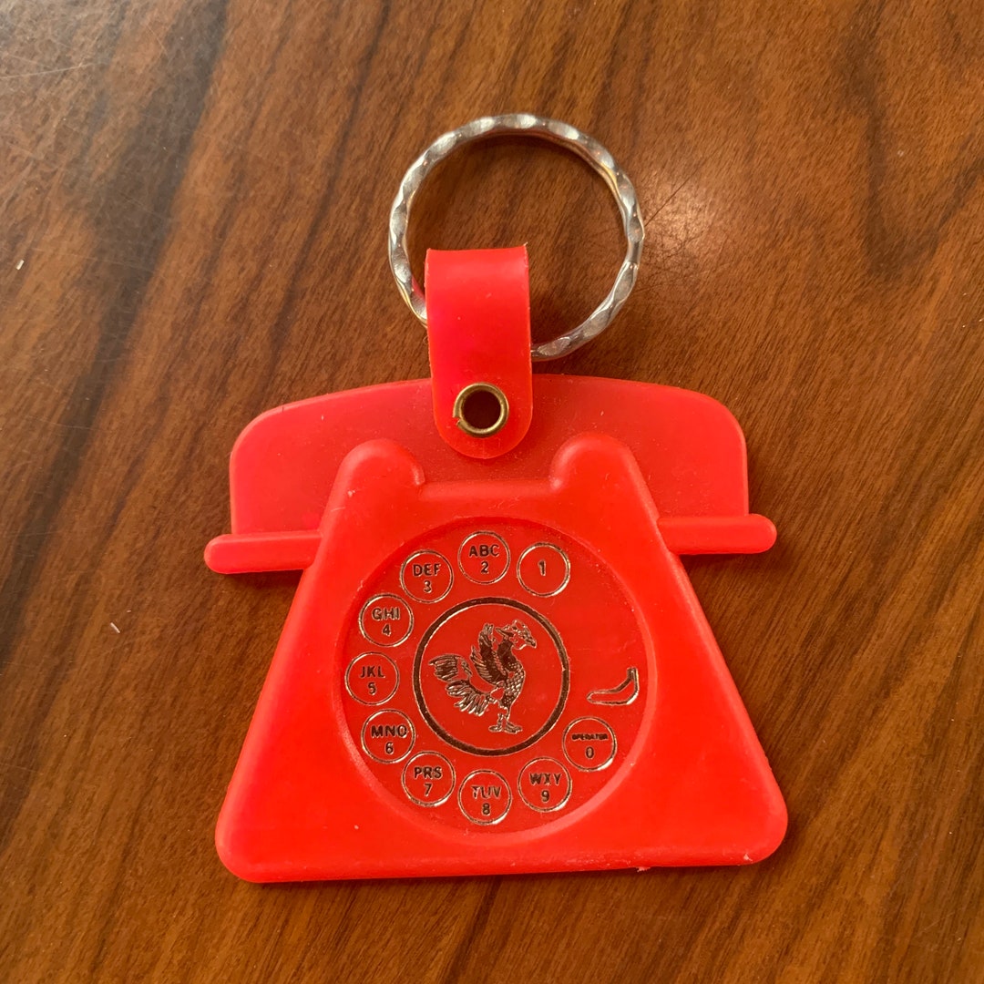 Vintage Las Vegas Nevada Pink Le Grand Telephone Phone CASINO Keychain ...