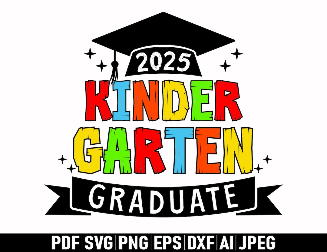 Kindergarten Graduate 2025 Png, Kindergarten Grad 2025 Png ...