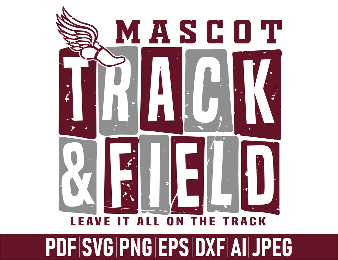 Retro Track and Field Svg Png, Track Cut File, Sports Clipart Svg ...
