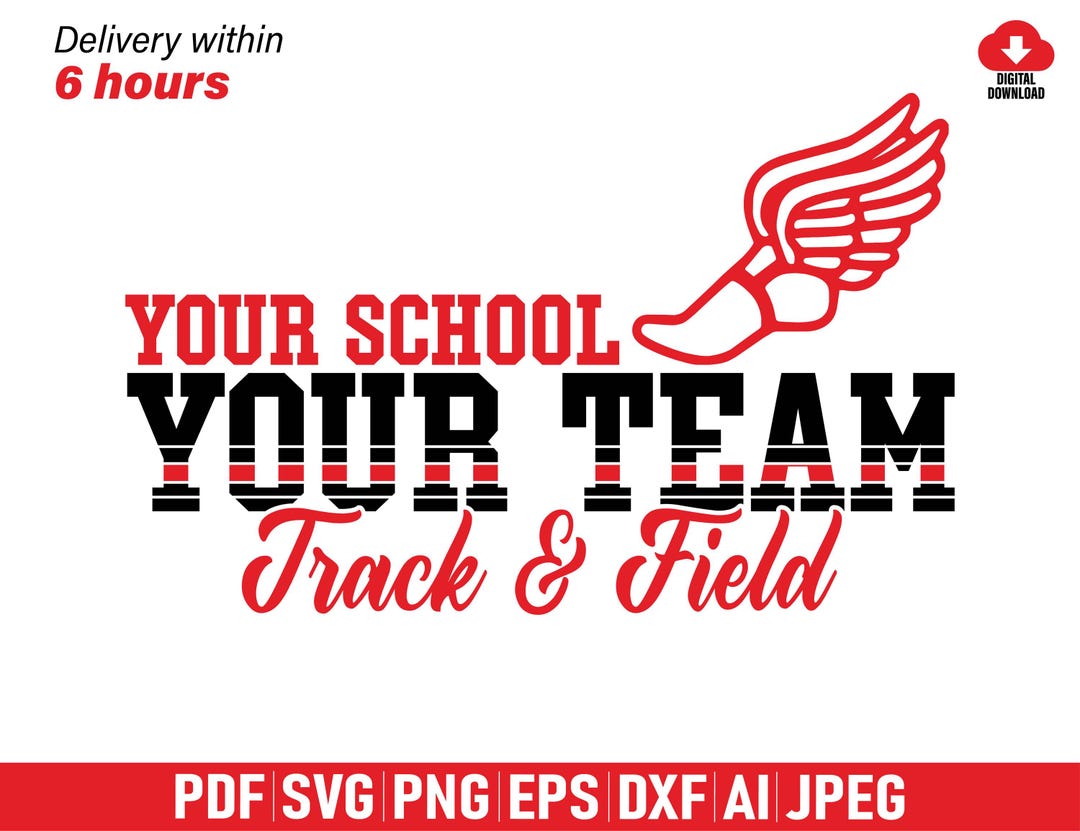 Custom Personalized Track & Field Svg, Track Svg, Custom Track Svg ...