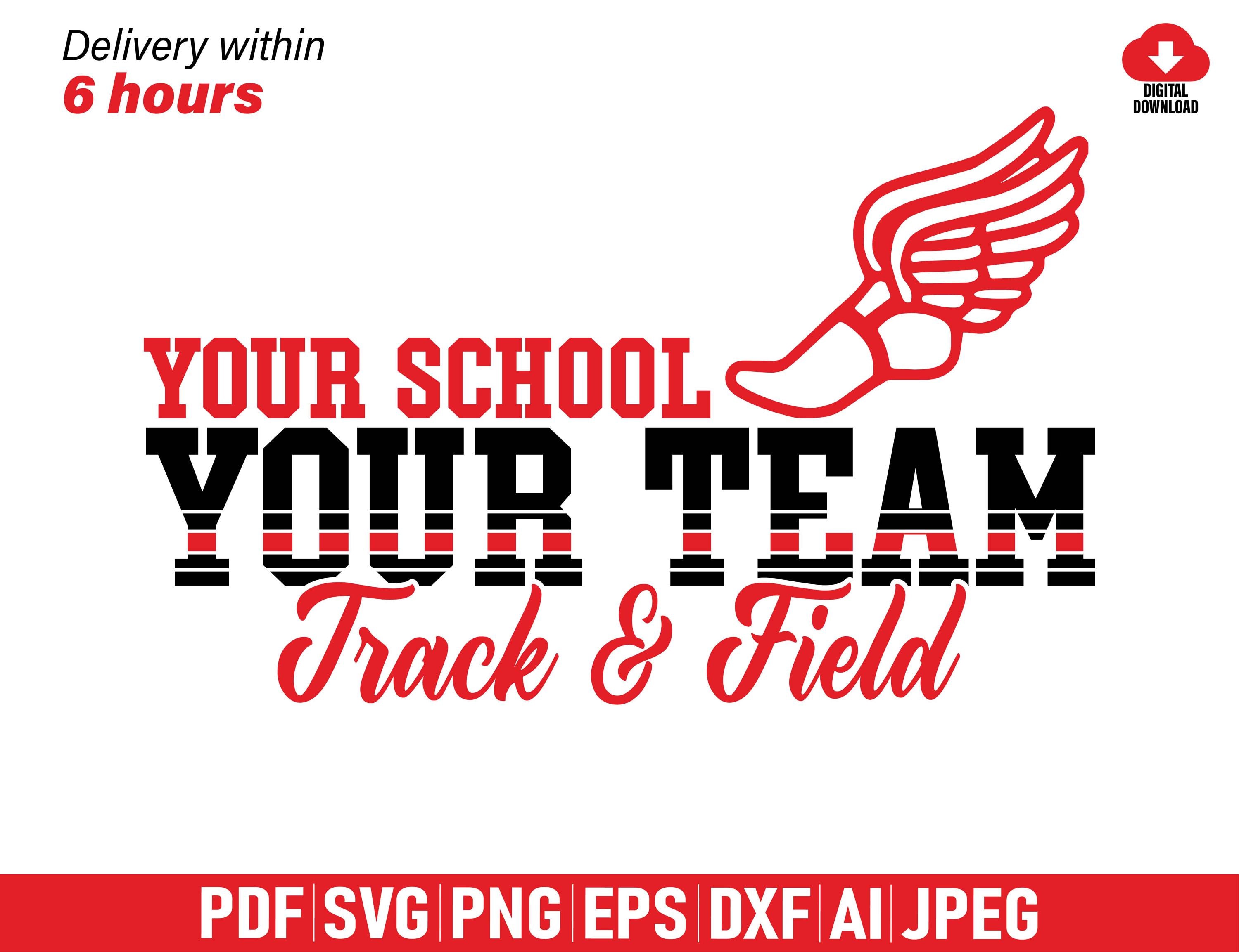 Custom Personalized Track & Field Svg, Track Svg, Custom Track Svg ...