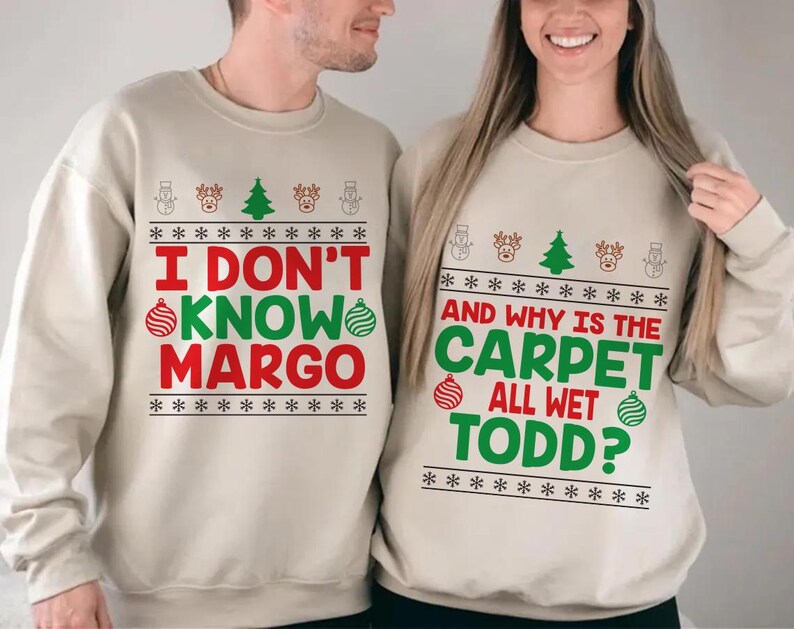 Todd and Margo Svg, Funny Matching Christmas Svg, Couple Christmas Png ...