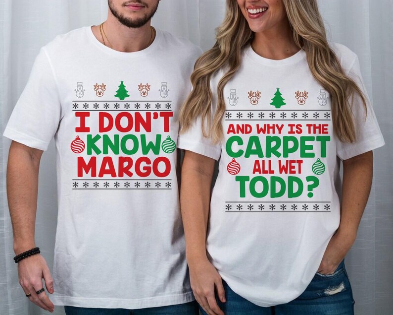 Todd and Margo Svg, Funny Matching Christmas Svg, Couple Christmas Png ...