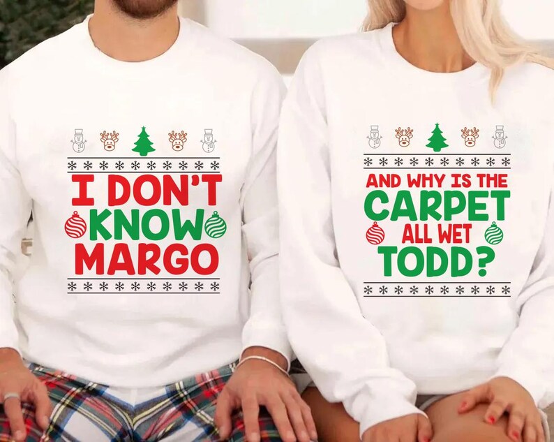 Todd and Margo Svg, Funny Matching Christmas Svg, Couple Christmas Png ...