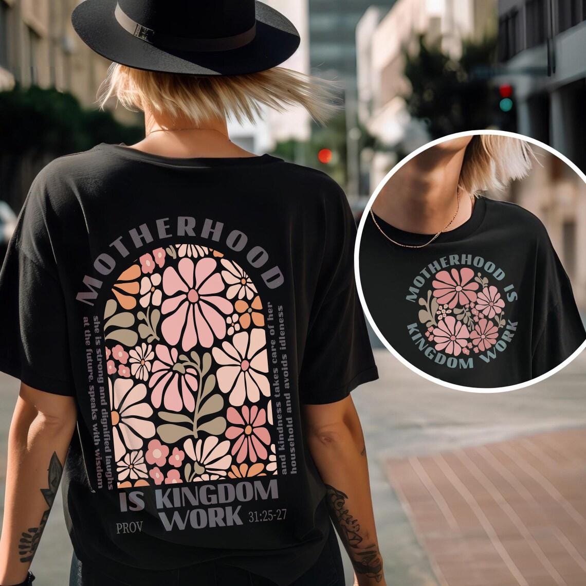 Motherhood is Kingdom Work Shirt Png Svg, Mother's Day Svg Cut File ...