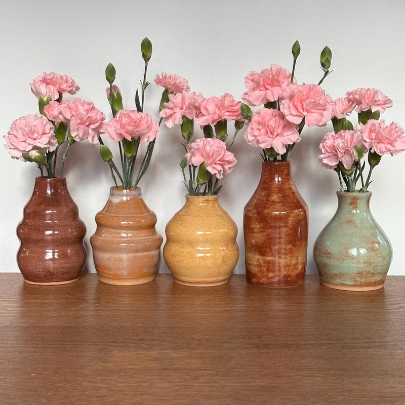 Tiny Thrown Vase - Etsy