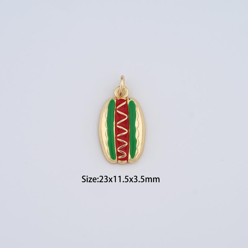 Hot Dog Pendant - Etsy