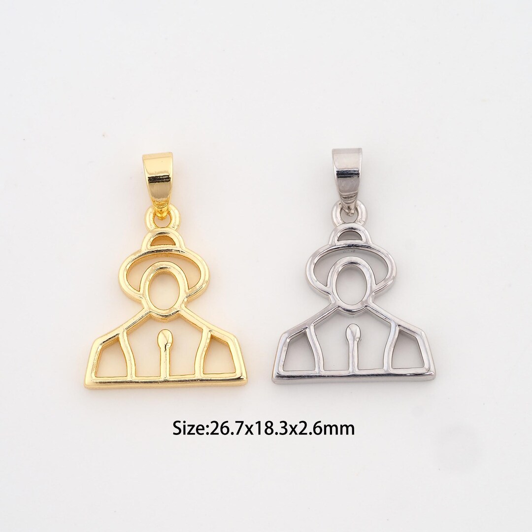 18K Gold Filled Character Charms,character Pendant for Bracelet ...