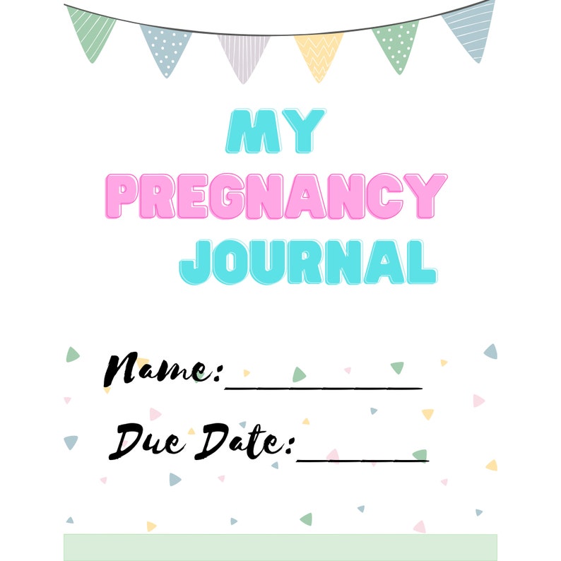 Printable Pregnancy Journal Kit Ultimate Pregnancy Journal Pregnancy