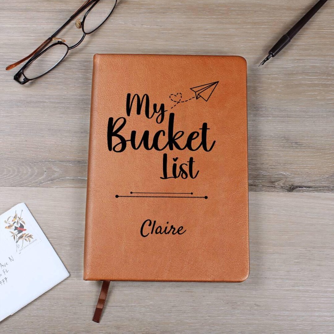 Personalized Bucket List Journal, Travel Planner, Retirement Gift ...